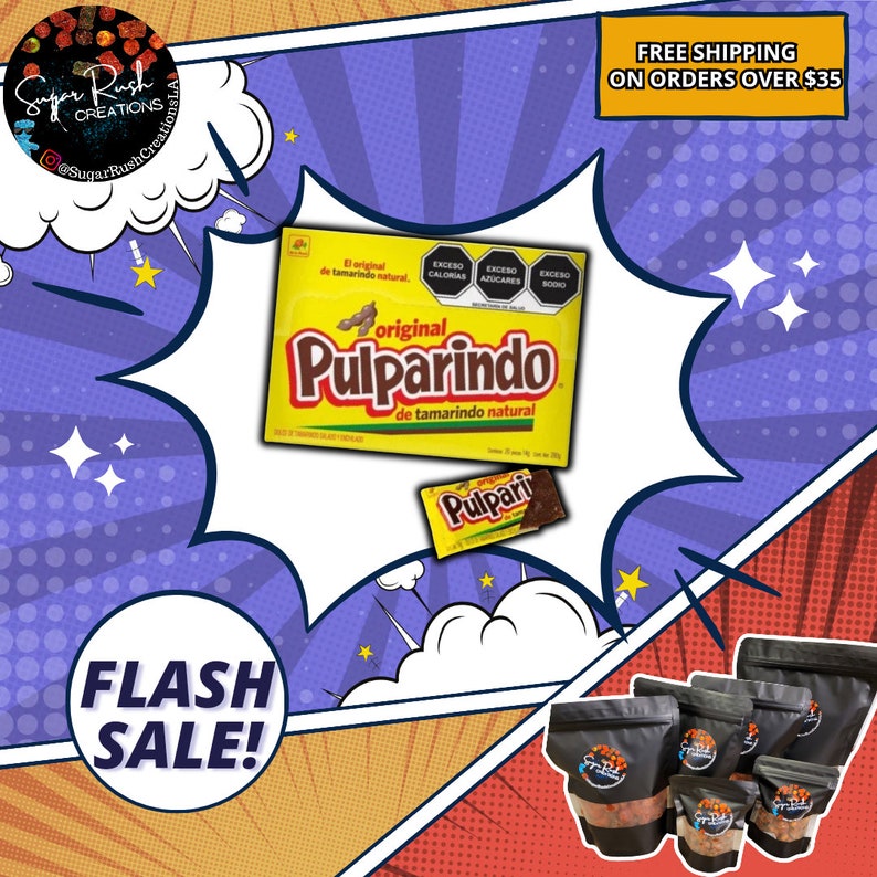 Pulparindo Mexican Candy Tamarindo Candy Spicy Gift Birthday Holiday - Etsy