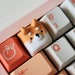 Shiba Inu Keycap | Orange and White Doggy | Cute Handmade Artisan ...