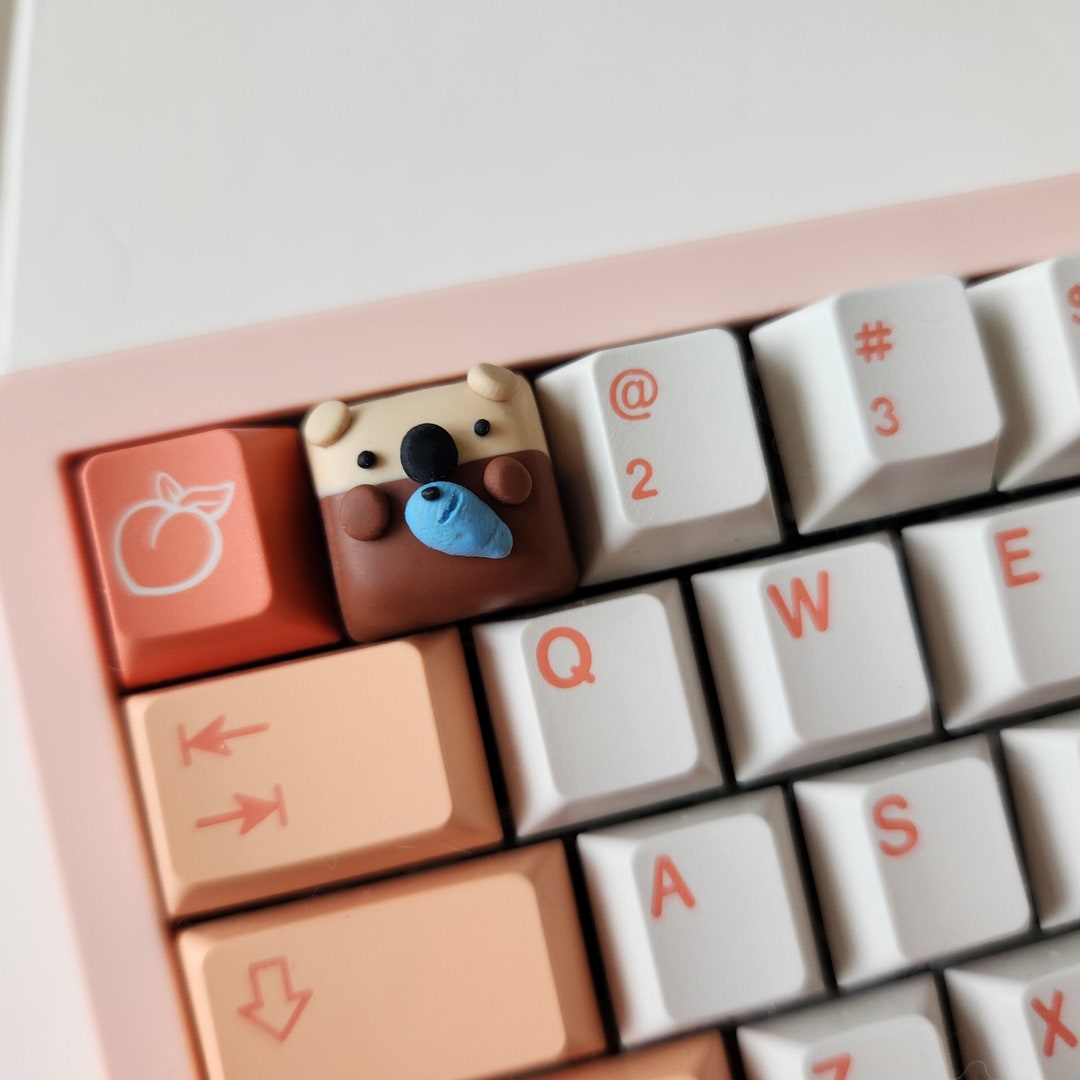 Otter Keycap | Cute Handmade Artisan Keycaps - Etsy