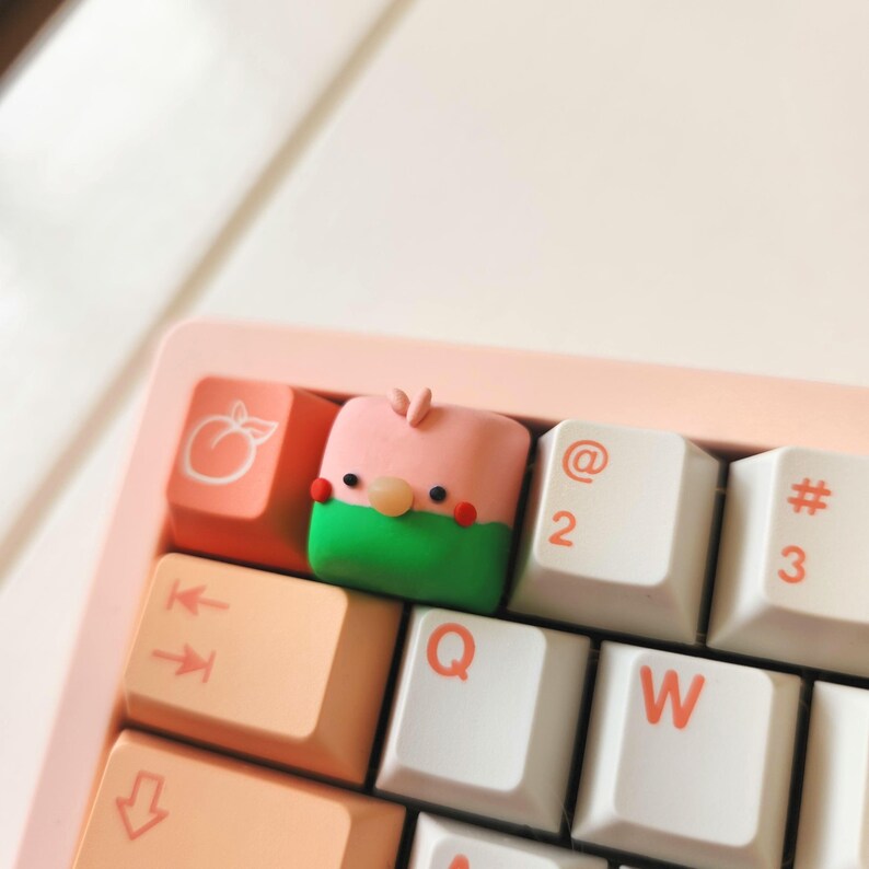 Lovebird Keycap | Cute Handmade Artisan Keycaps - Etsy