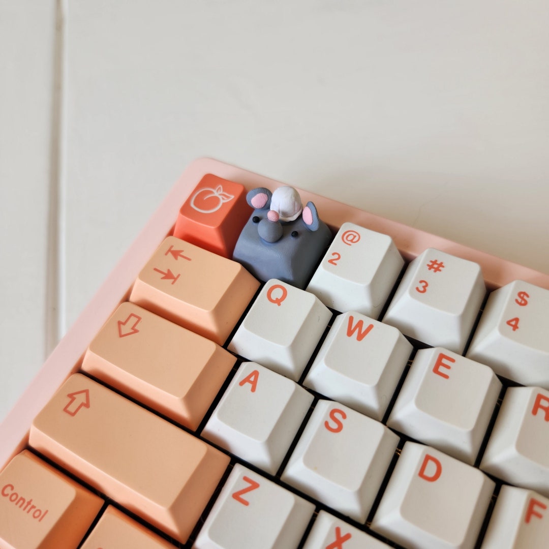 Chef Rat Keycap | Cute Handmade Artisan Keycaps - Etsy