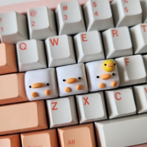 Ducky Keycap | Cute Handmade Artisan Keycaps - Etsy