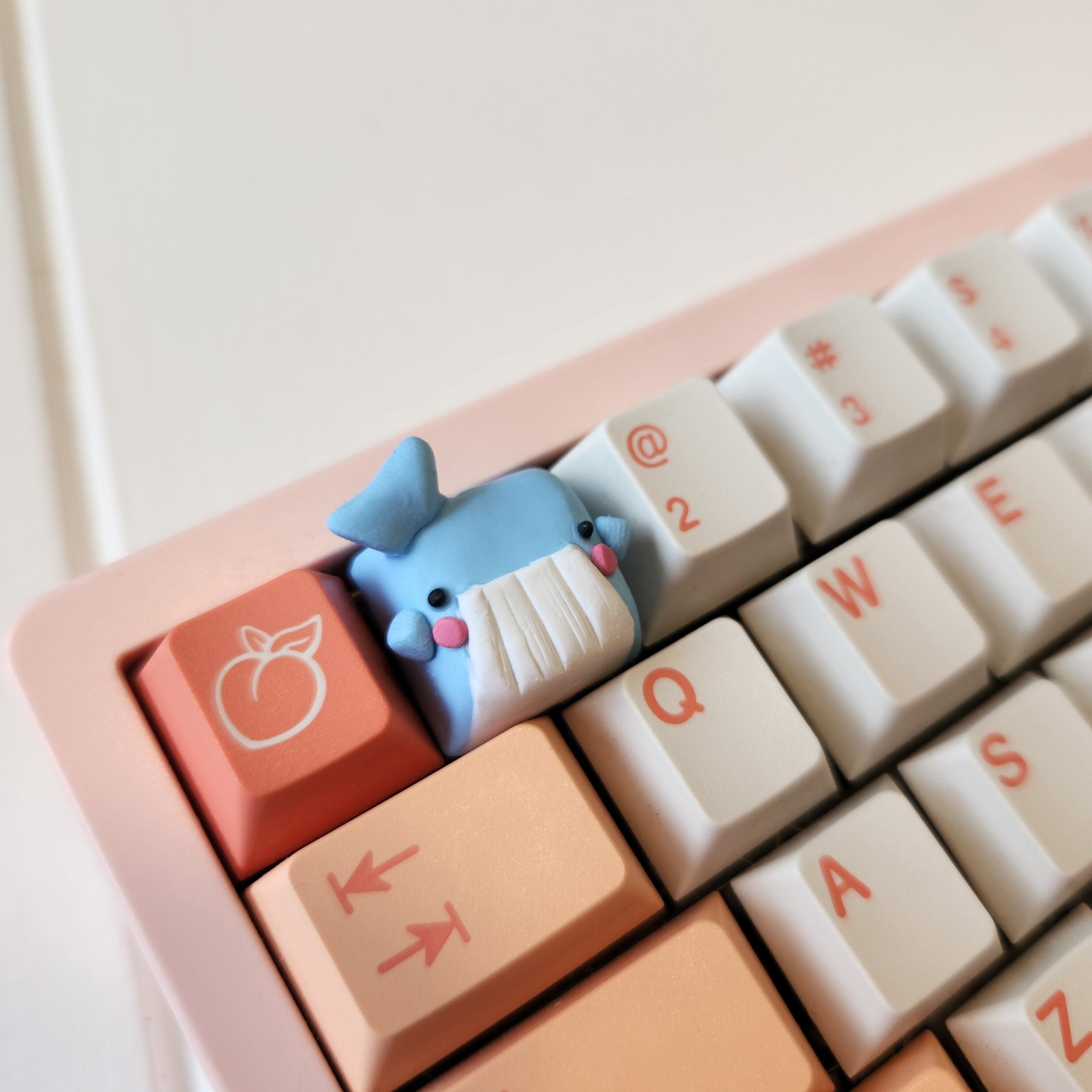 Whaley Keycap Big Blue Fish Cute Handmade Artisan Keycaps - Etsy