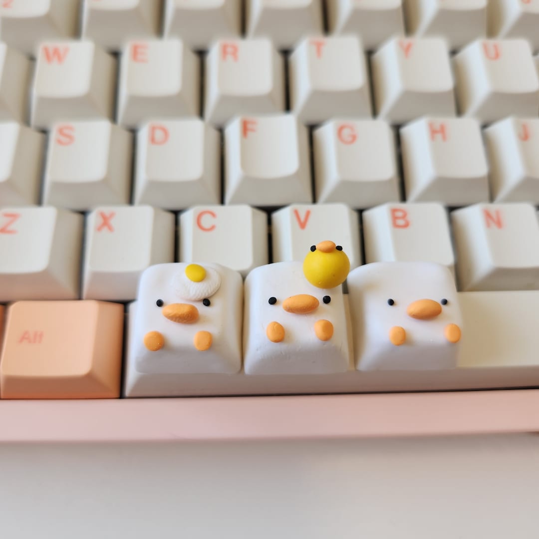 Ducky Keycap | Cute Handmade Artisan Keycaps - Etsy