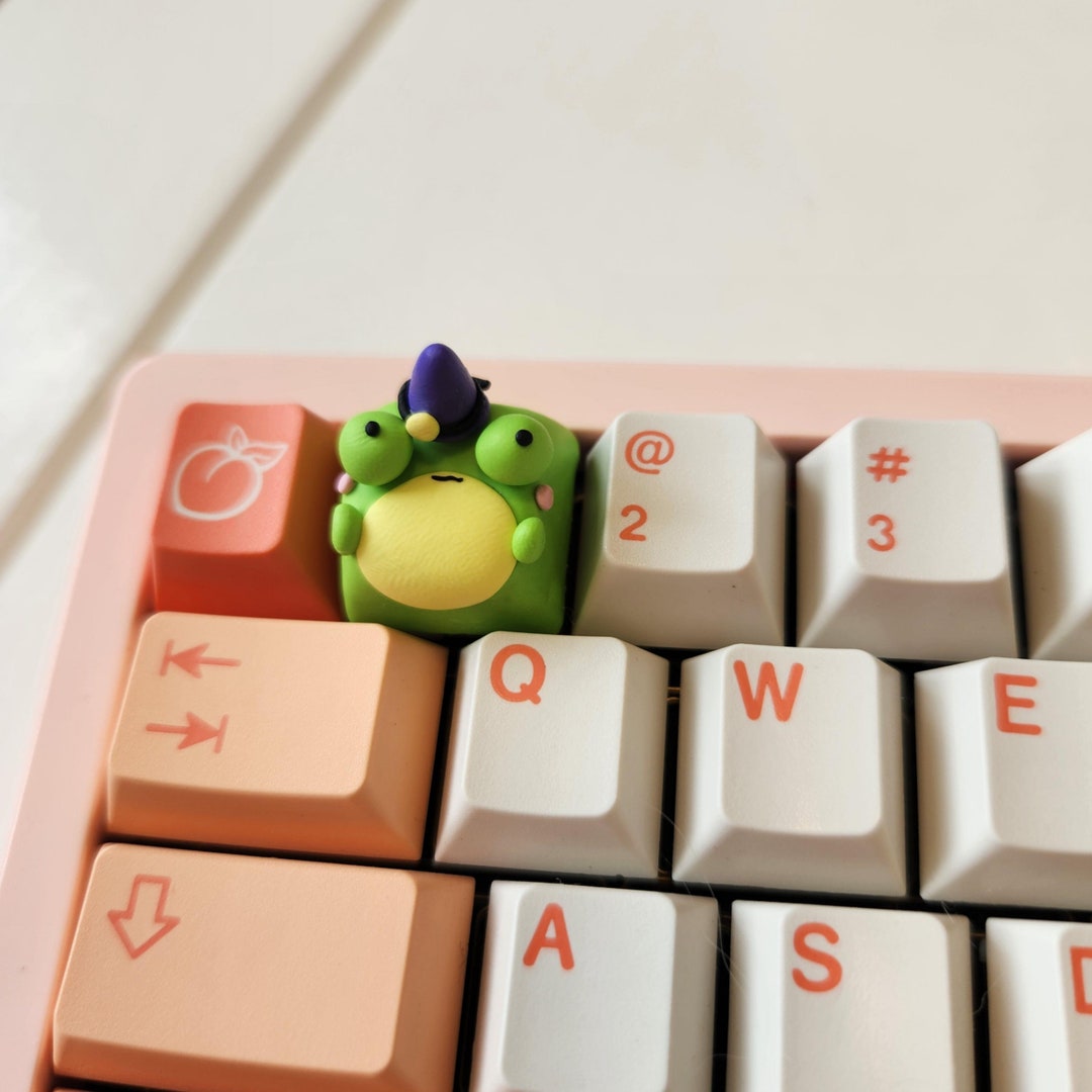 Bewitched Frog Keycap | Cute Handmade Artisan Keycaps - Etsy