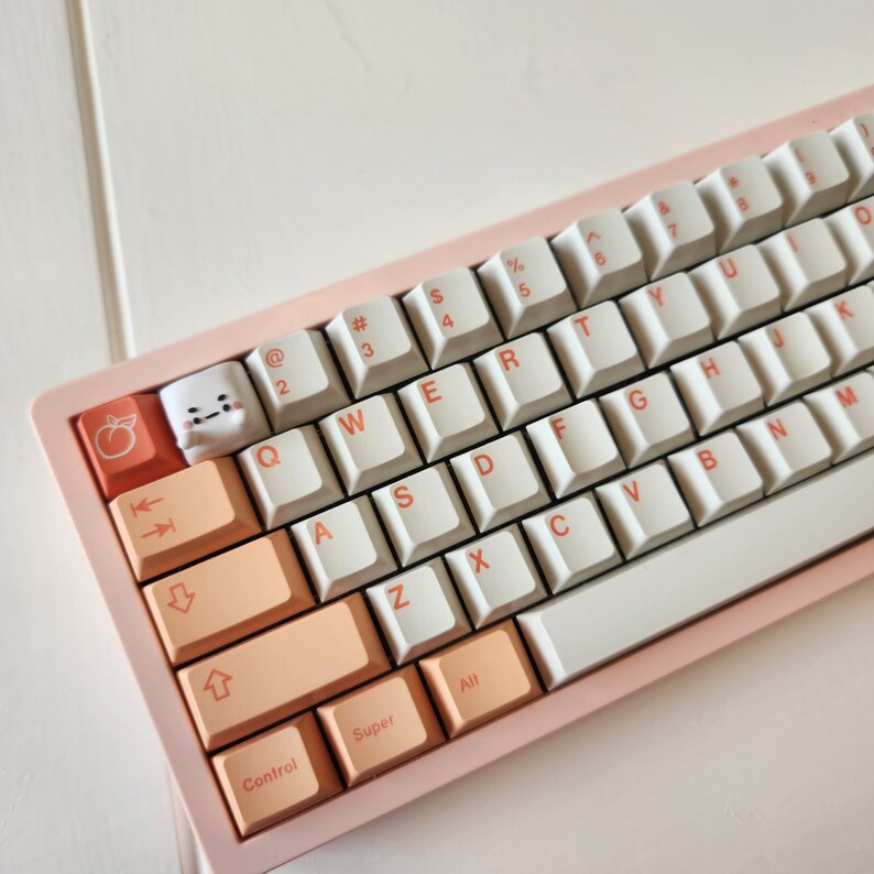 Little Ghost Keycap | Cute Handmade Artisan Keycaps - Etsy