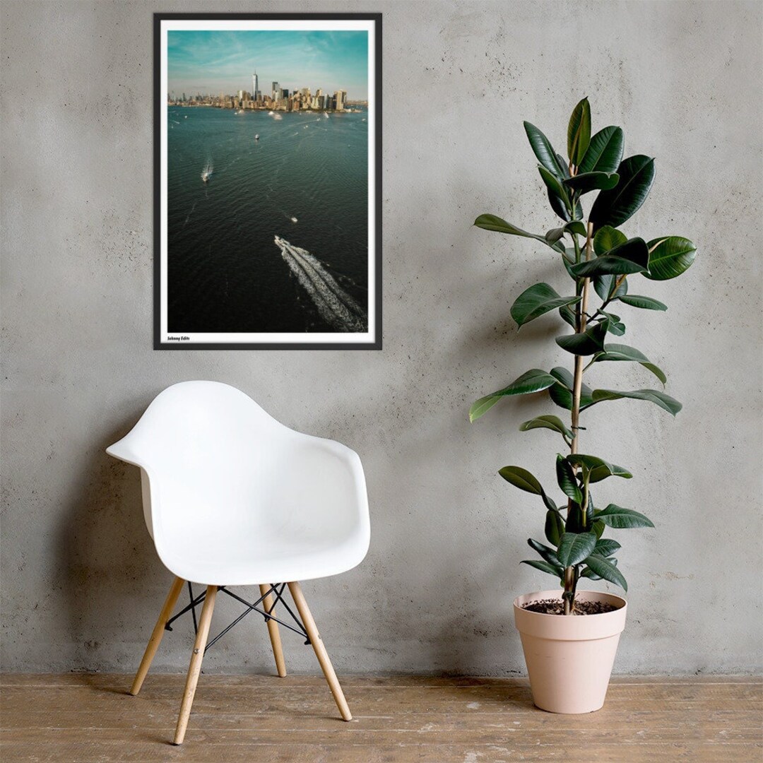 Welcome to NYC - Lower Manhattan Skyline - Etsy