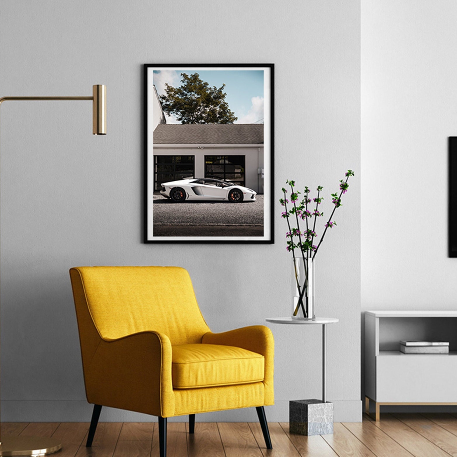 Exotic Lamborghini Aventador Photo With Frame - Etsy
