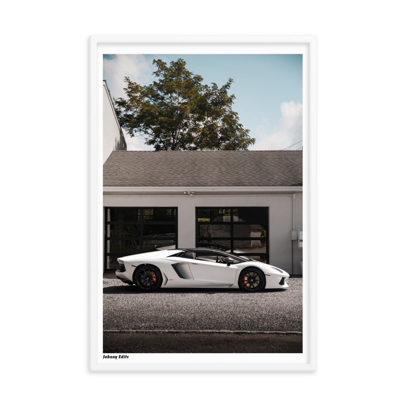 Exotic Lamborghini Aventador Photo With Frame - Etsy
