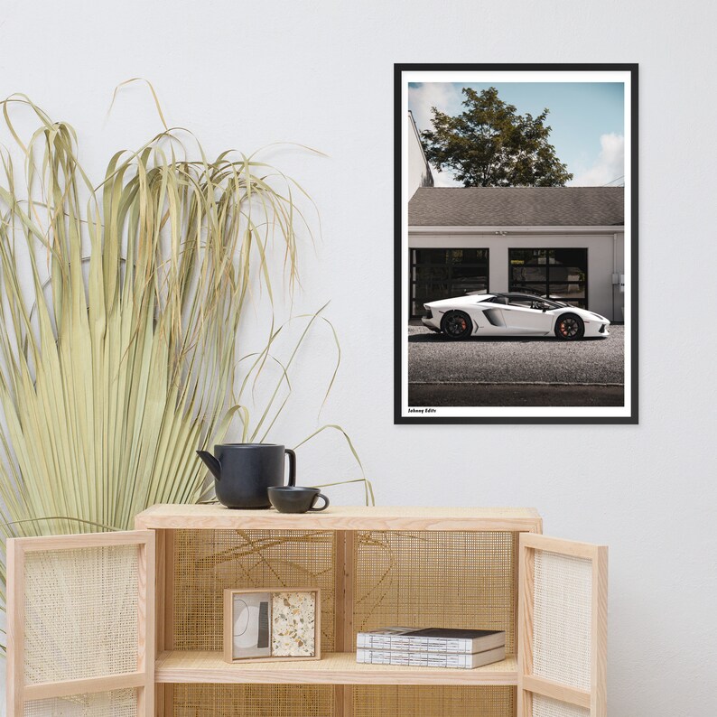 Exotic Lamborghini Aventador Photo With Frame - Etsy