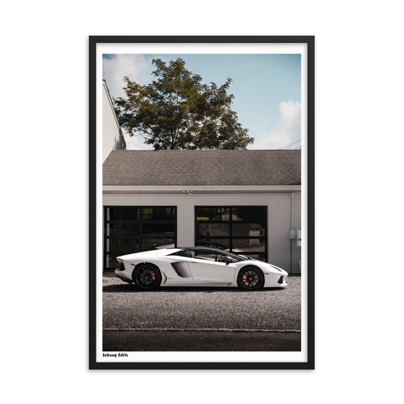 Exotic Lamborghini Aventador Photo With Frame - Etsy