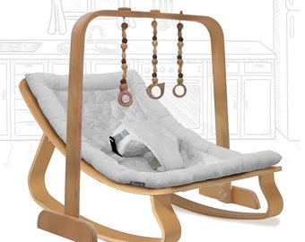 Wooden Rocker Chair Baby - Etsy