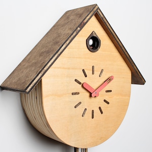 Cuckoo Clock Teardrop Handmade Modern Choose Your Hand Color - Etsy