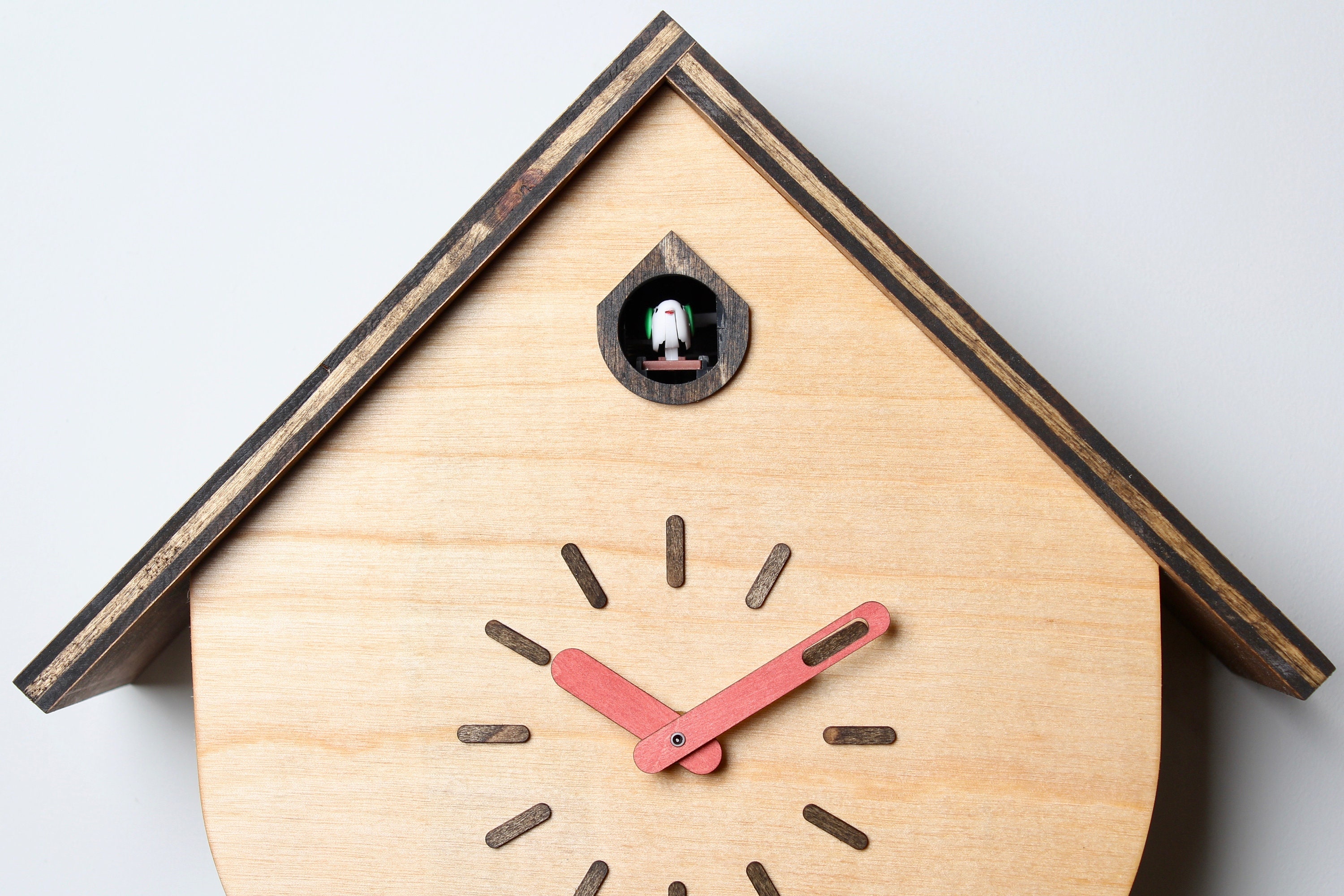 Cuckoo Clock Teardrop Handmade Modern Choose Your Hand Color - Etsy