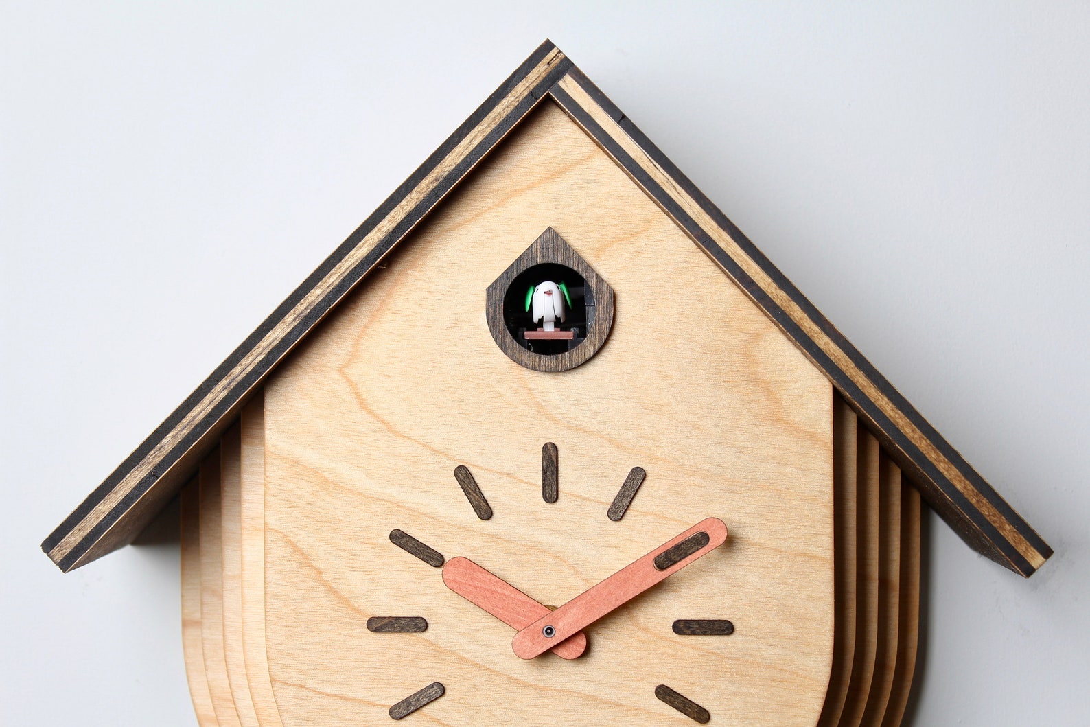 Cuckoo Clock - Layered Teardrop - Handmade - Modern - Choose Your Hand ...