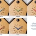 Cuckoo Clock Teardrop Handmade Modern Choose Your Hand Color - Etsy