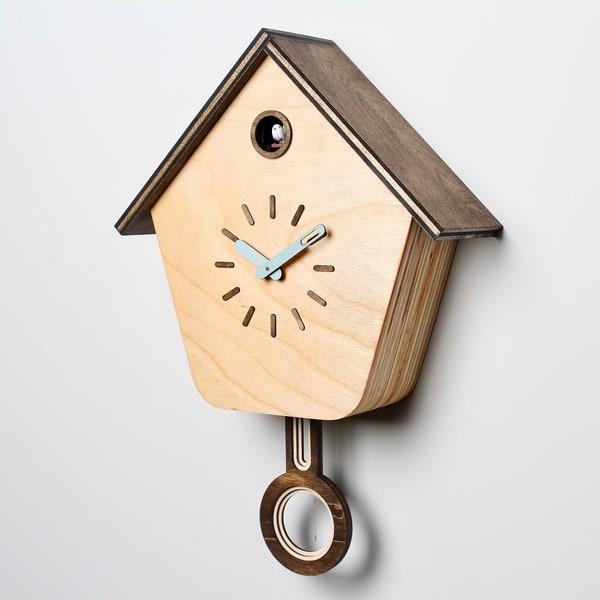 Wood Table Cuckoo Clock - Etsy UK