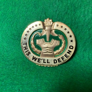 Vintage U.S. Army Drill Sergeant Instructor DI Uniform Insignia Badge ...