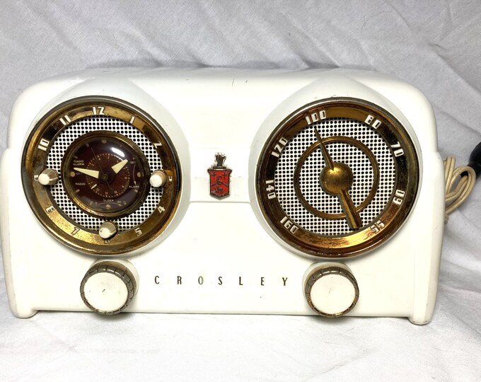 Amazing Original Rare Crosley D-25-WE Retro "dashboard" Radio (c 1953 ...