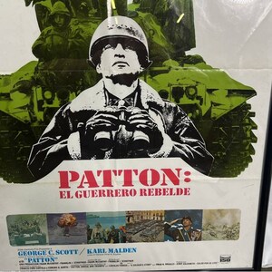 Original Vintage patton Movie Poster 1970 - Etsy