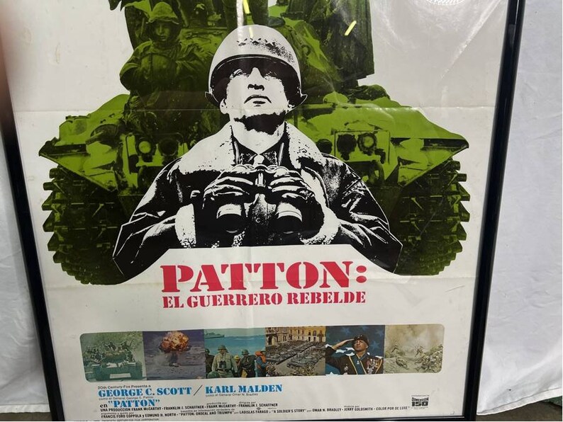 Original Vintage patton Movie Poster 1970 - Etsy