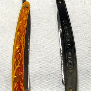 Pair of Antique Old Time Barber Straight Razors (2) - Etsy