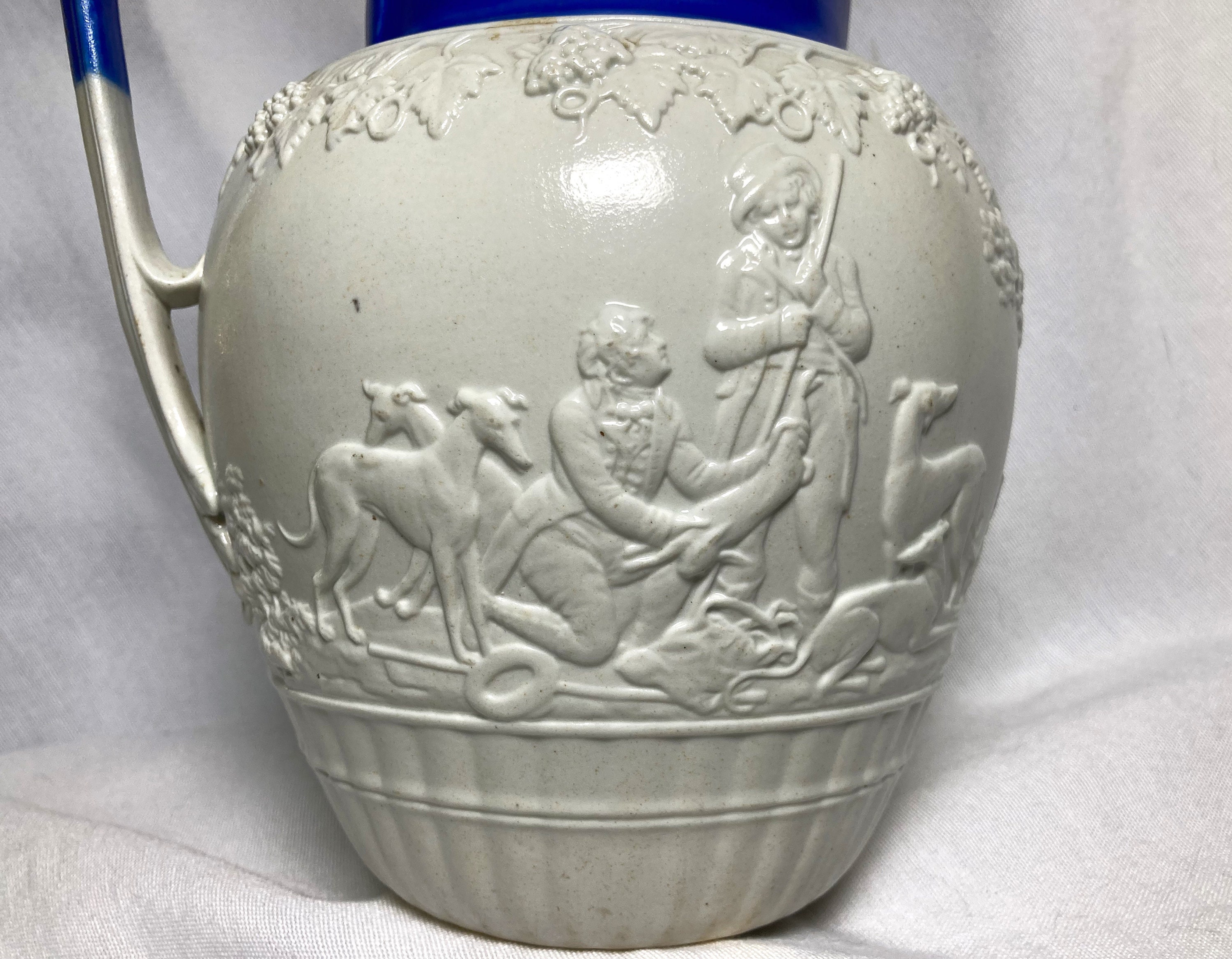 Antique Minton Staffordshire Ornate Relief Salt-glazed Stoneware ...