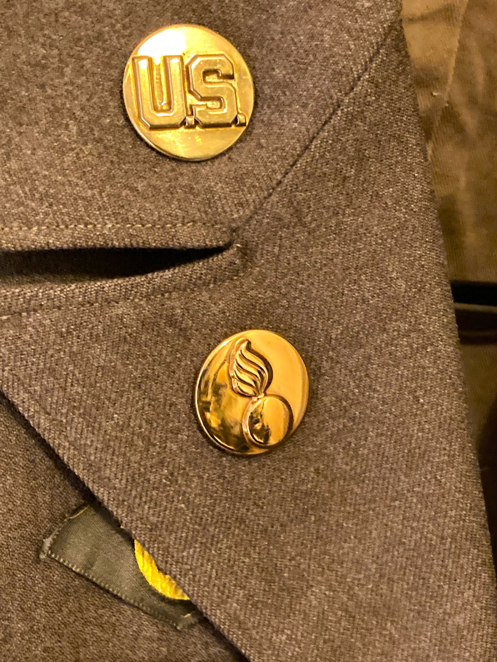 WWII 8th Army Tech Corporal Eisenhower Style Battle Dress Uniform ...