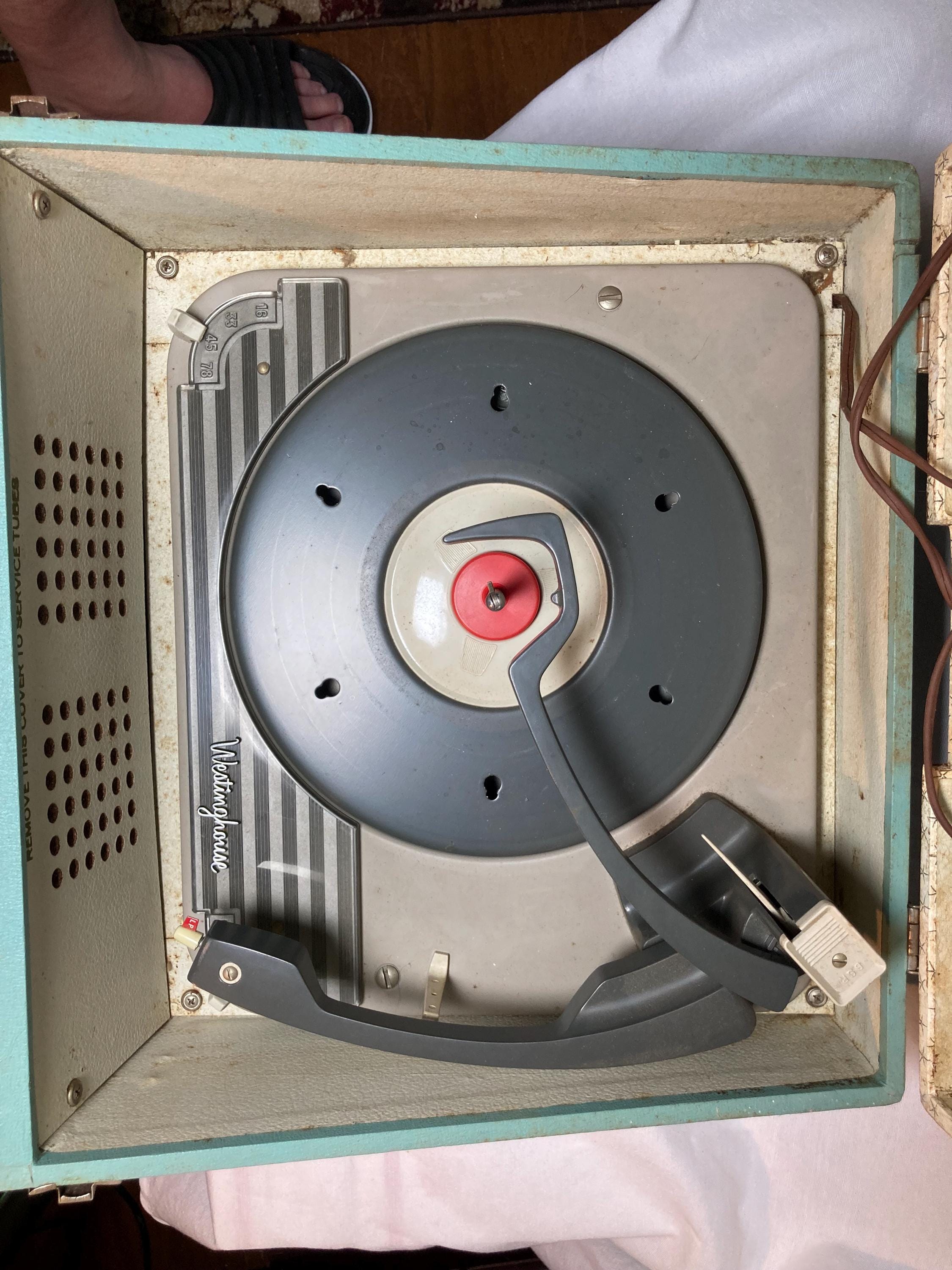 Retro Vintage Westinghouse Model H63AC2 Suitcase Record Player 1950s - Etsy