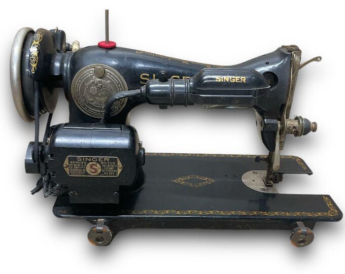 Vintage Singer Model 15 Electric Sewing Machine (1947) - Etsy