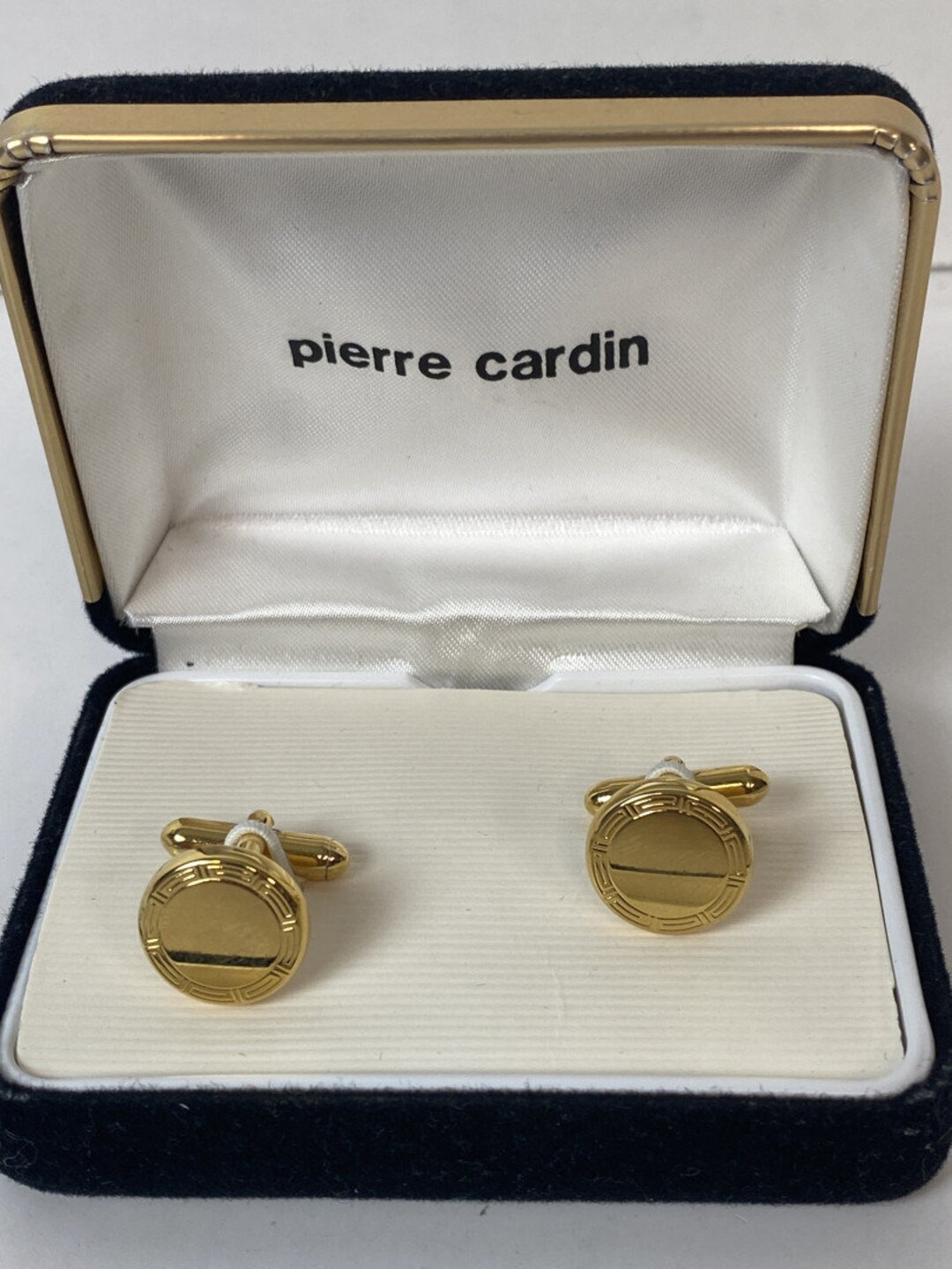 Pair of Vintage Pierre Cardin Gold-tone Cuff Links in Box - Etsy