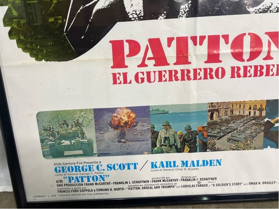 Original Vintage patton Movie Poster 1970 - Etsy