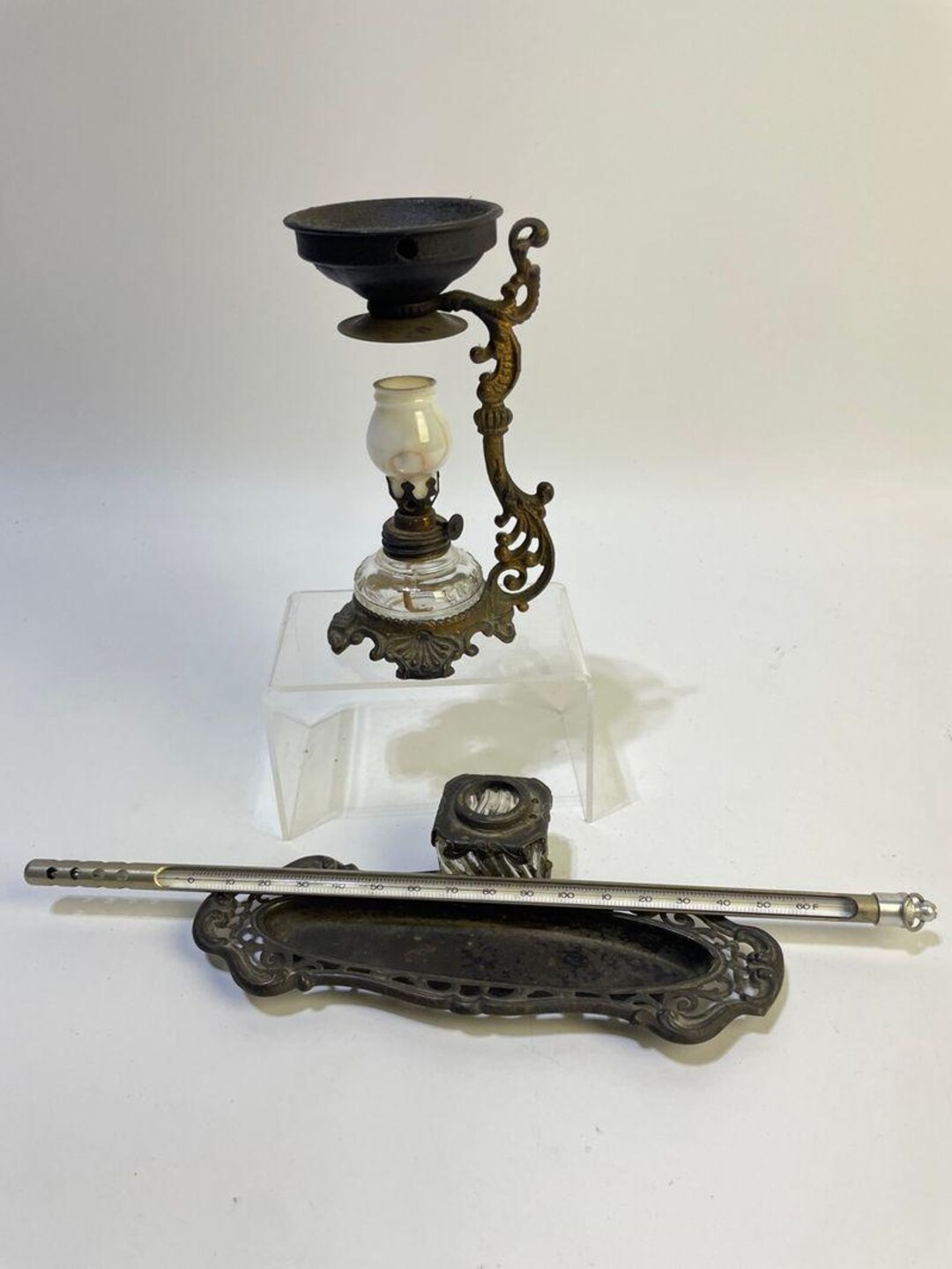 Wonderful Antique Victorian Set: Cast Iron Vapo Cresolene Medical ...