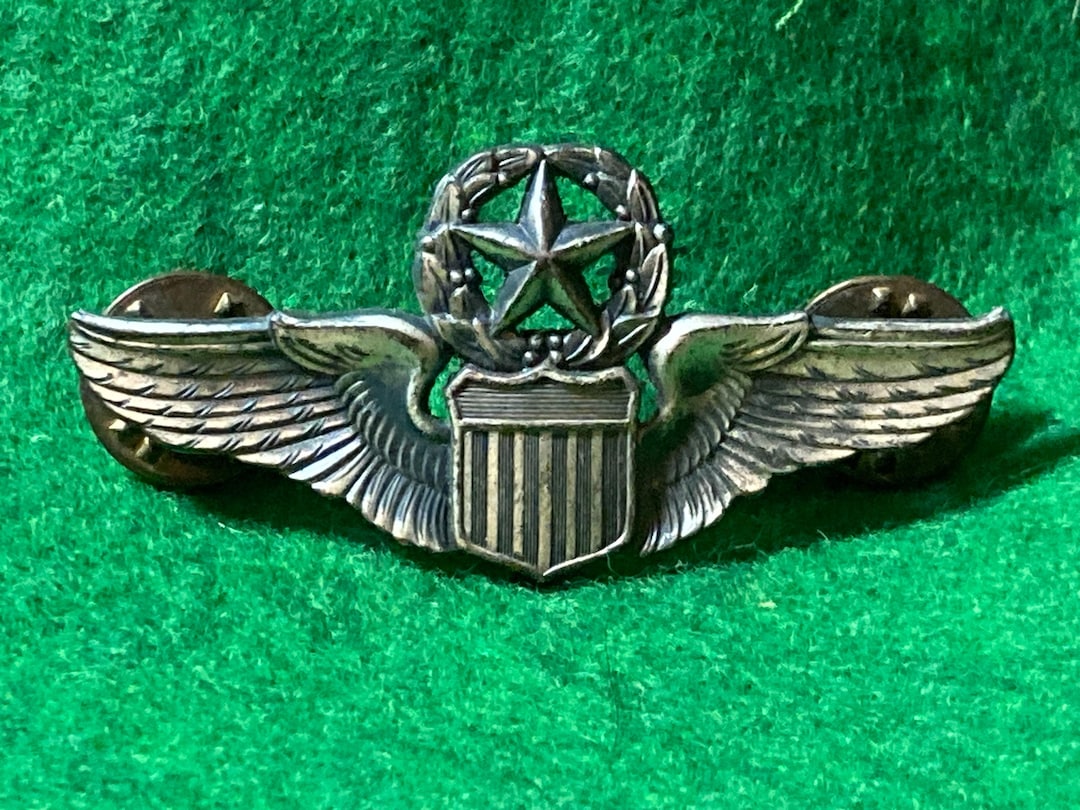 Vintage U.S. Air Force Master Pilot Aviation Service Wings / Badge (2 ...
