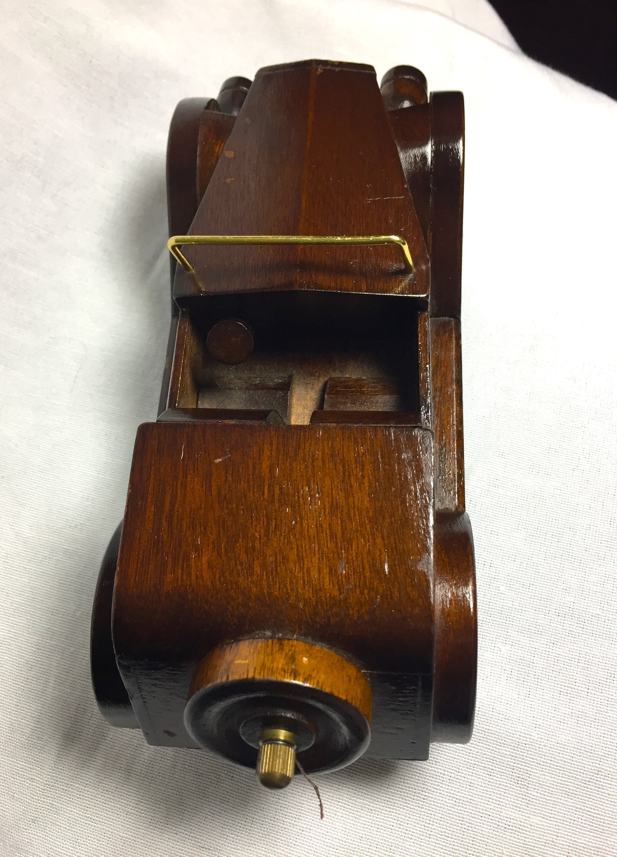Beautiful Vintage george Good Corporation Wooden Music Box Car works ...