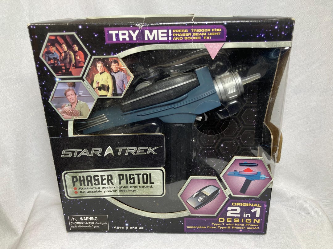 Vintage STAR TREK the Original Series Phaser by Art Asylum / Diamond ...