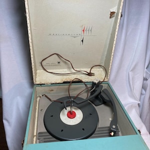 Retro Vintage Westinghouse Model H63AC2 Suitcase Record Player (1950s ...