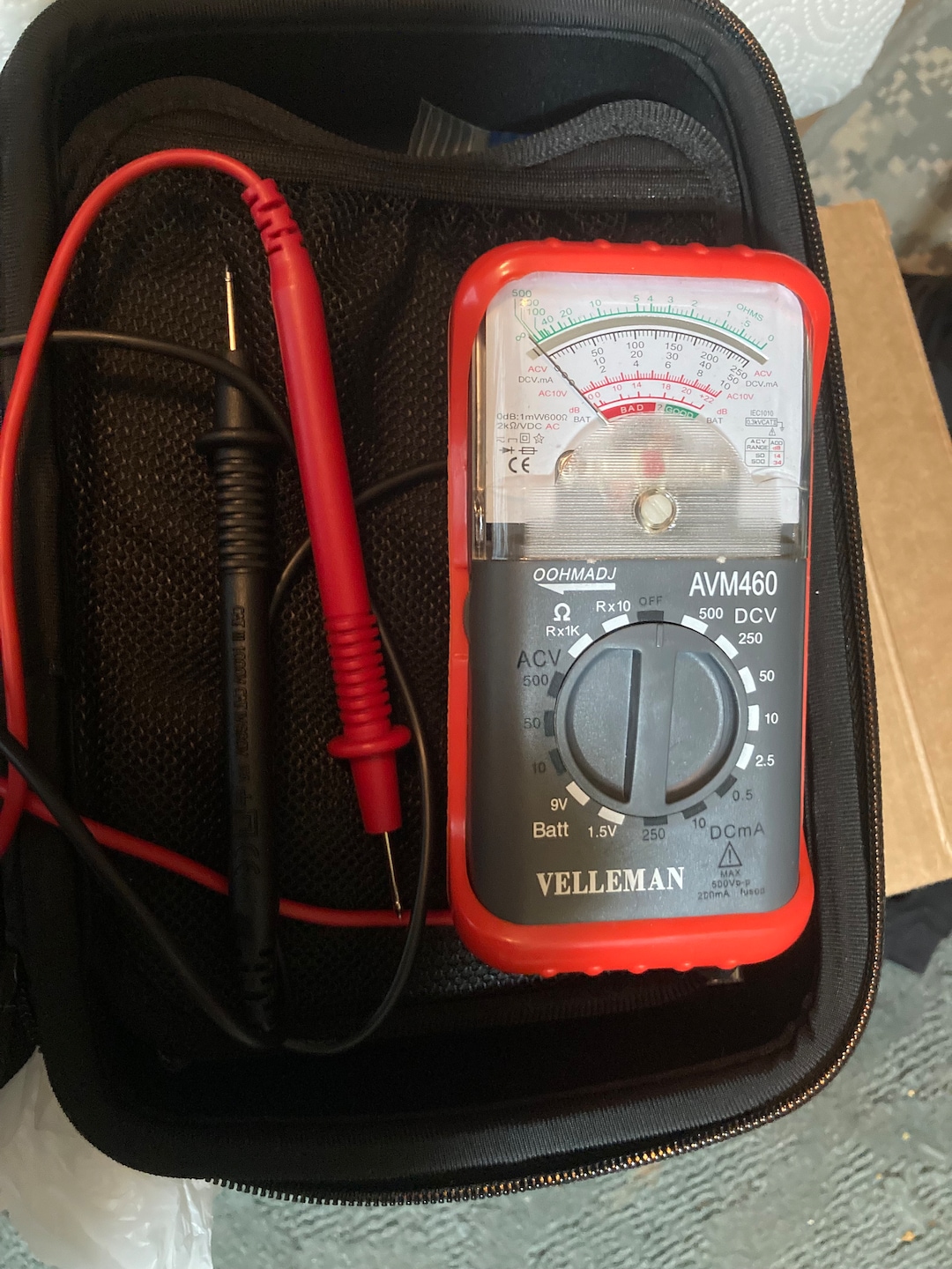 Vintage Velleman Multimeter - Model: AVM460 (includes Case and Manual ...