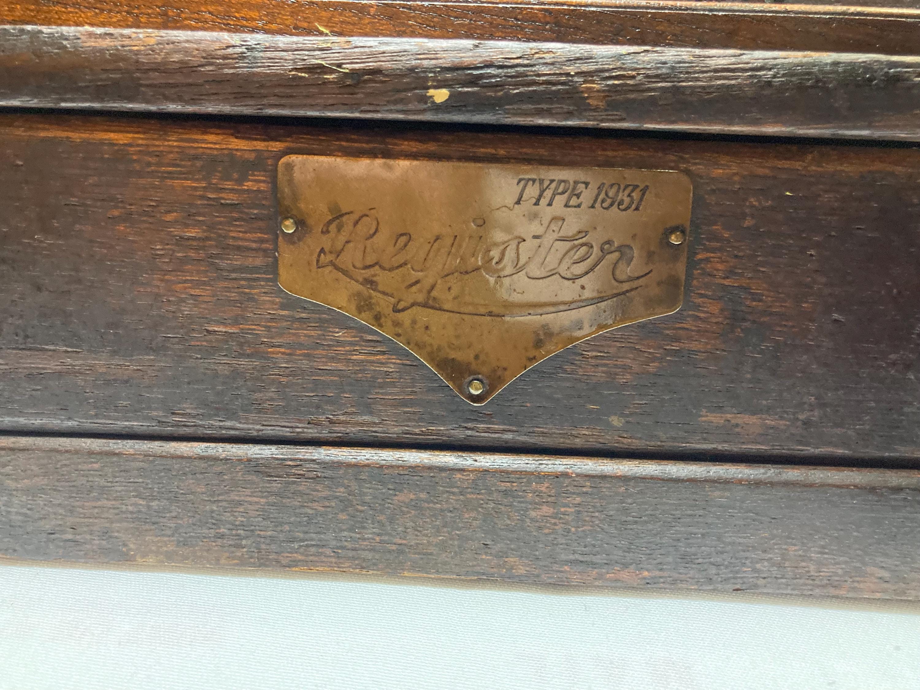 Very Rare - Antique Japanese Wooden Cash Register Made in Tokyo (MOTTO ...