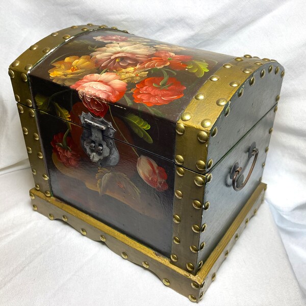Hand Painted Chest - Etsy