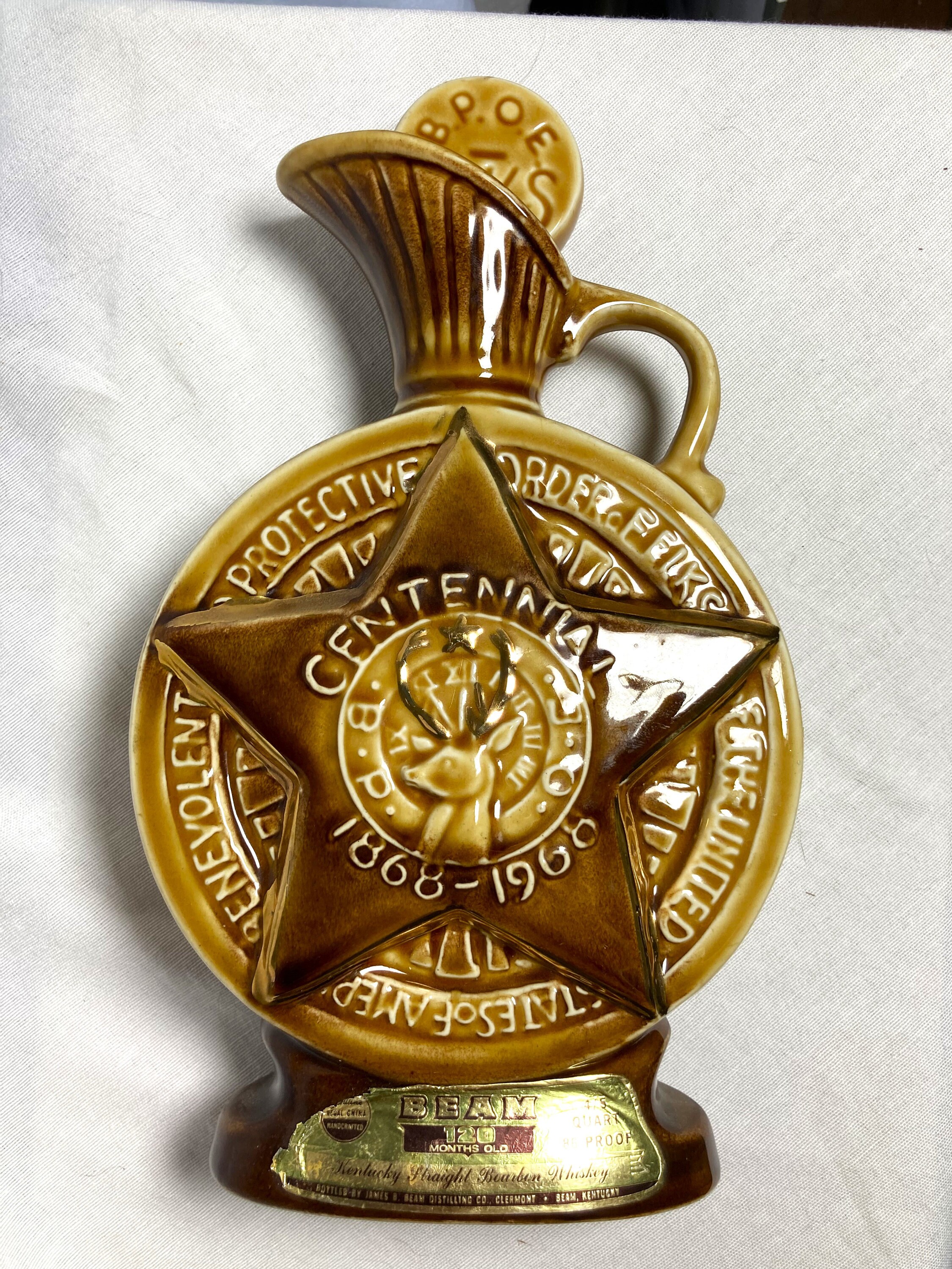 Vintage Jim Beam Collector's Edition Decanter - BPOE Order Elks Club ...