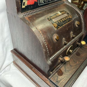 Very Rare - Antique Japanese Wooden Cash Register Made in Tokyo (MOTTO ...