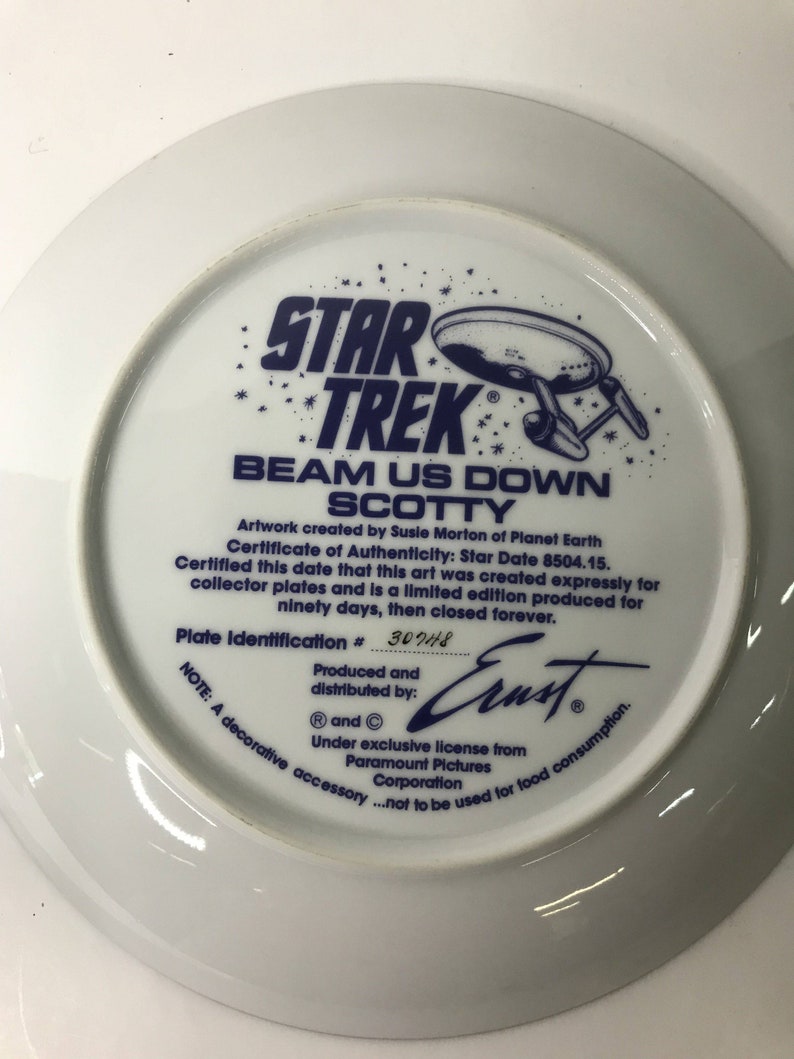Rare Star Trek TOS - "lt Cmdr Montgomery 'scotty' Scott" Limited ...