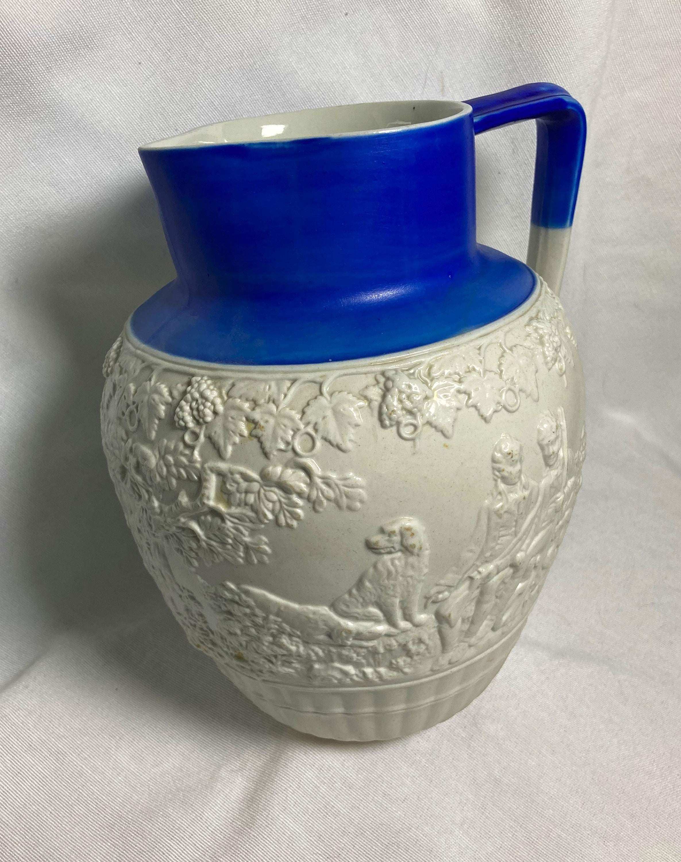 Antique Minton Staffordshire Ornate Relief Salt-glazed Stoneware ...