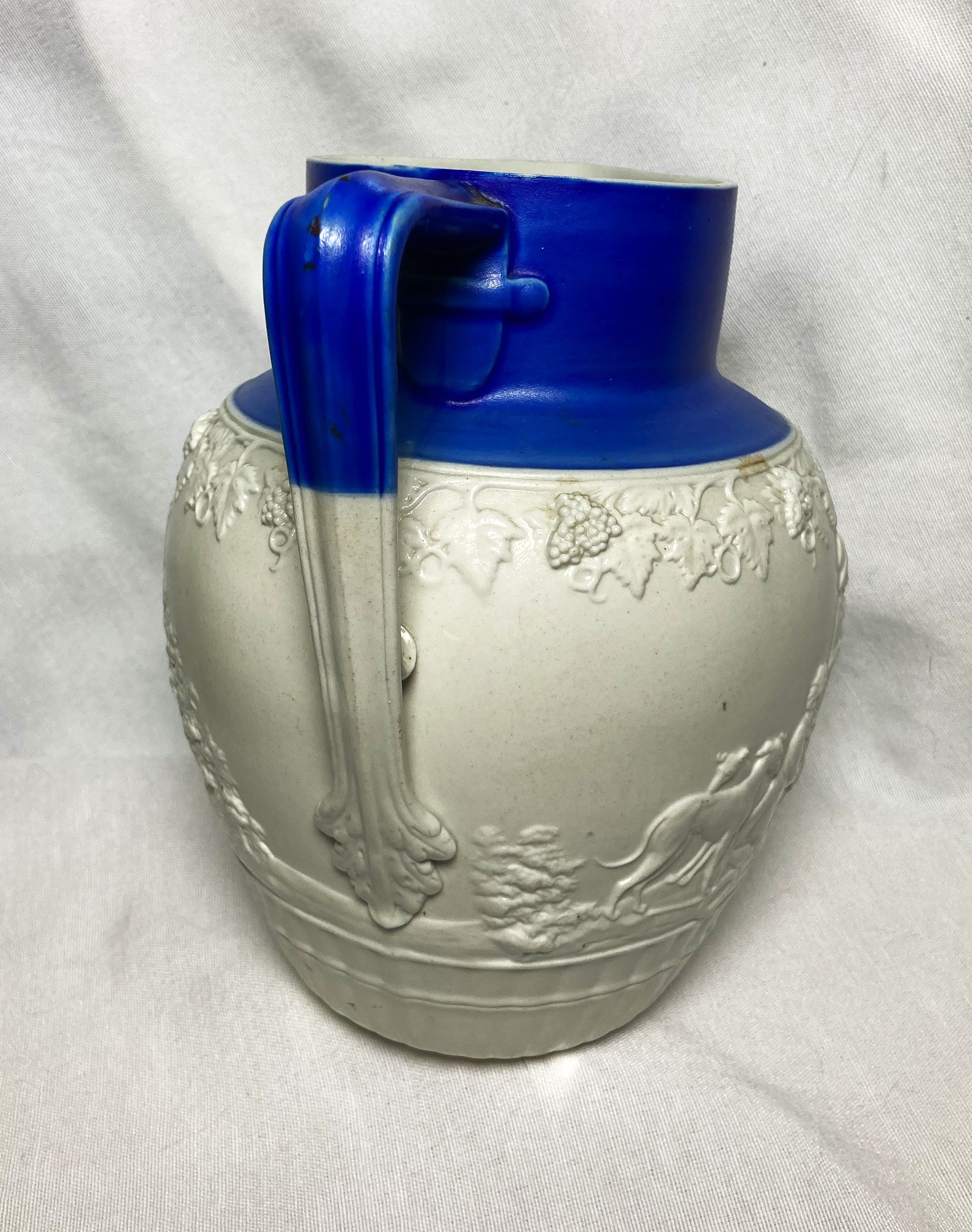 Antique Minton Staffordshire Ornate Relief Salt-glazed Stoneware ...