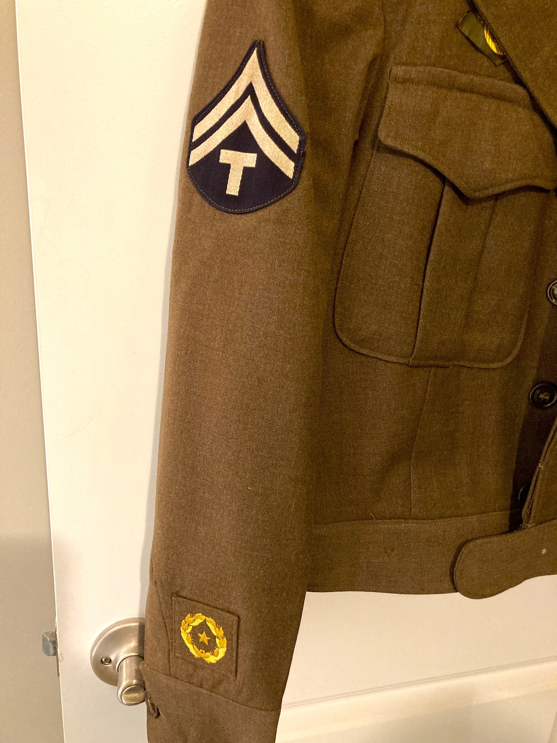 WWII 8th Army Tech Corporal Eisenhower Style Battle Dress Uniform ...