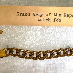 Antique Civil War Era - Rare Grand Army of the Republic Watch Fob - Etsy
