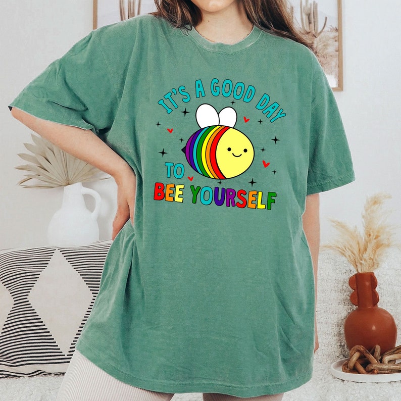 Its A Good Day to Be Yourself Pride Rainbow Shirt Pride - Etsy