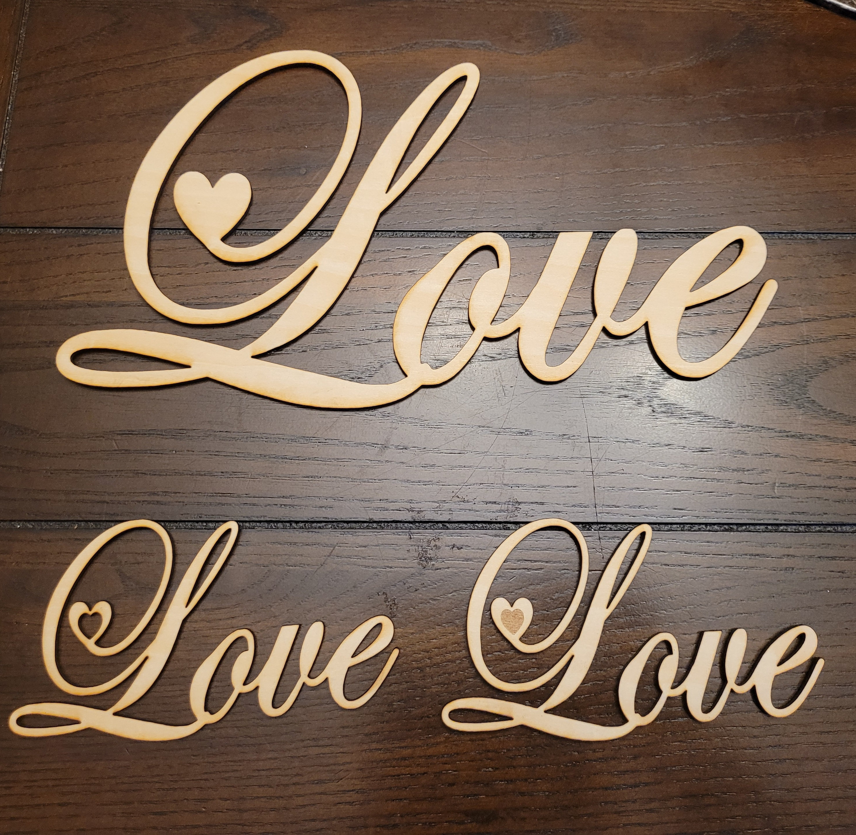 Wood Love Wall Art - Etsy