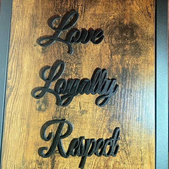 Loyalty Love And Respect